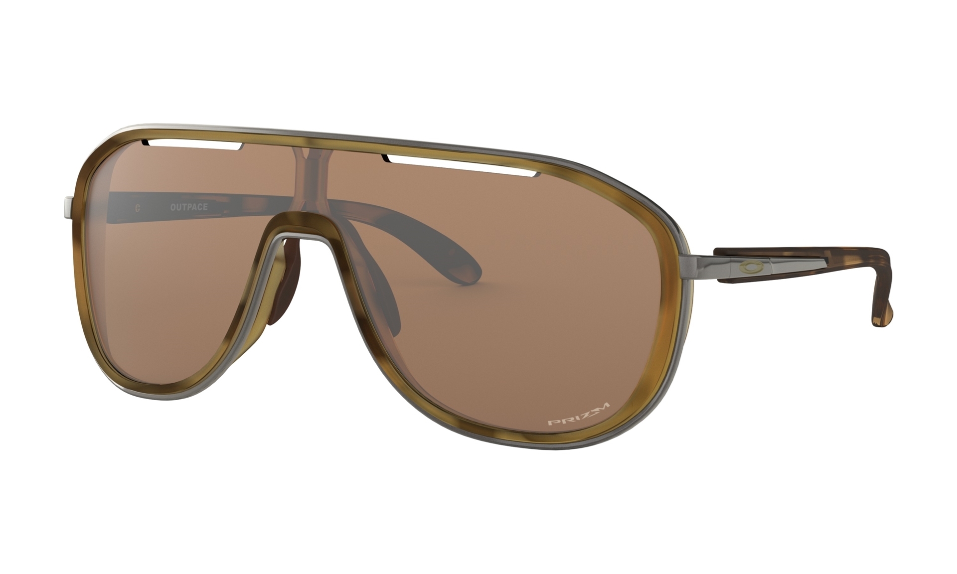 OAKLEY Outpace Matte Brown Tortoise/Prizm Tungsten | Hemsedal Sport