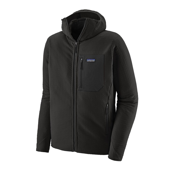 PATAGONIA R2 Techface Hoody (M) Black | Hemsedal Sport