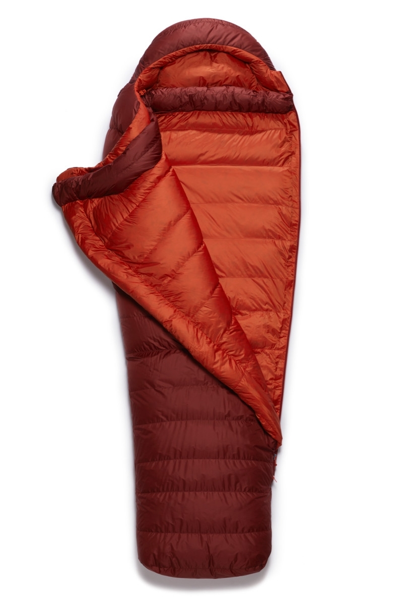 RAB Ascent 900 Left Zip Oxblood Red | Hemsedal Sport