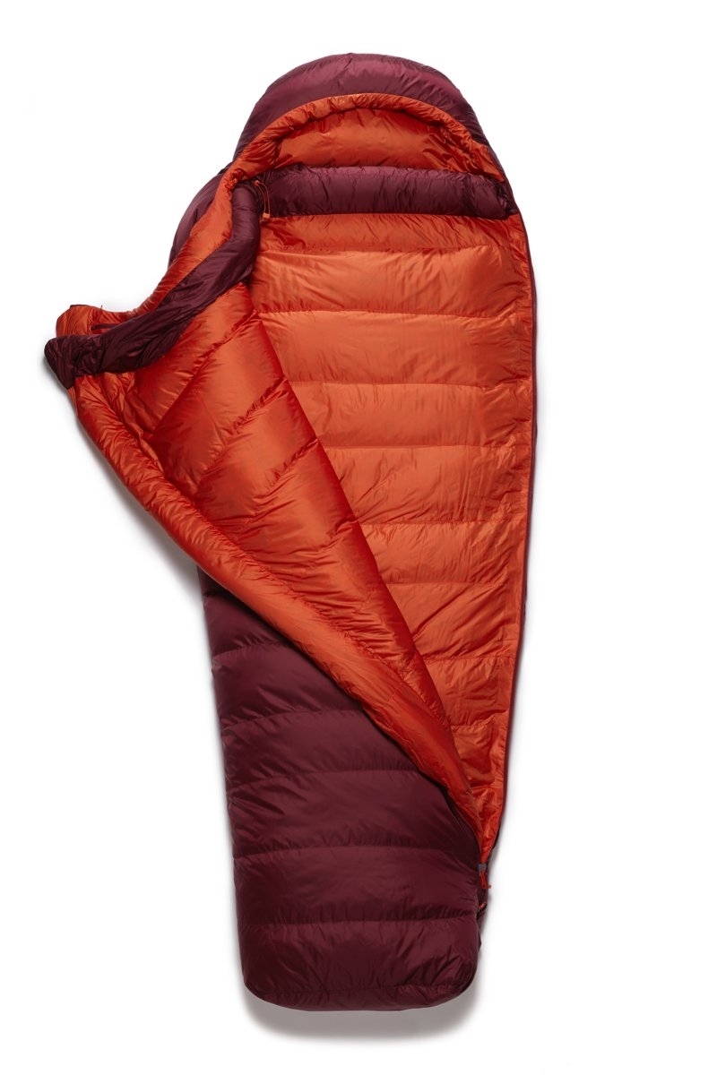 RAB Acent 900 Women's Left Zip Oxblood Red - Hemsedal Sport - Rask ...
