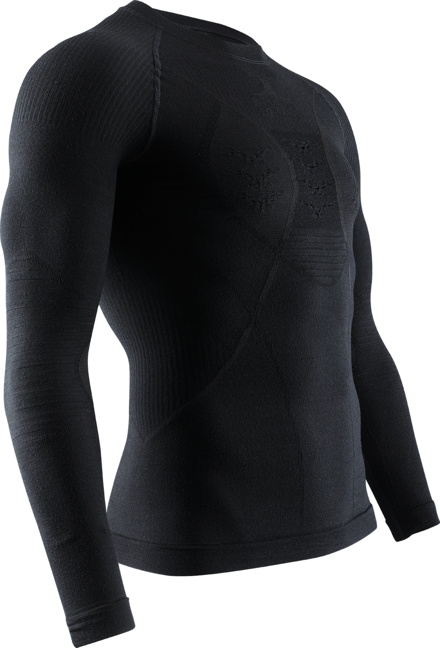 X-BIONIC Men`s Apani 4.0 Merino Shirt Long Black | Hemsedal Sport