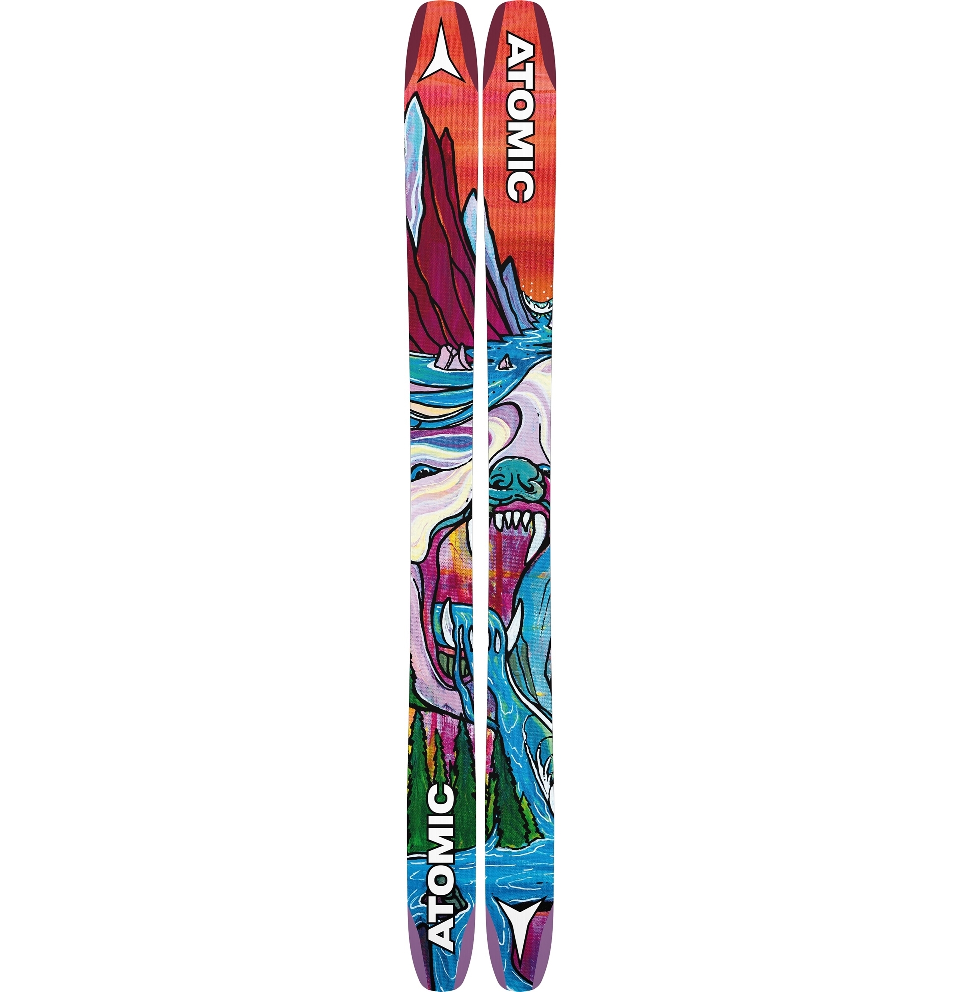 ATOMIC Bent 110 Red/Metallic/Blue | Hemsedal Sport