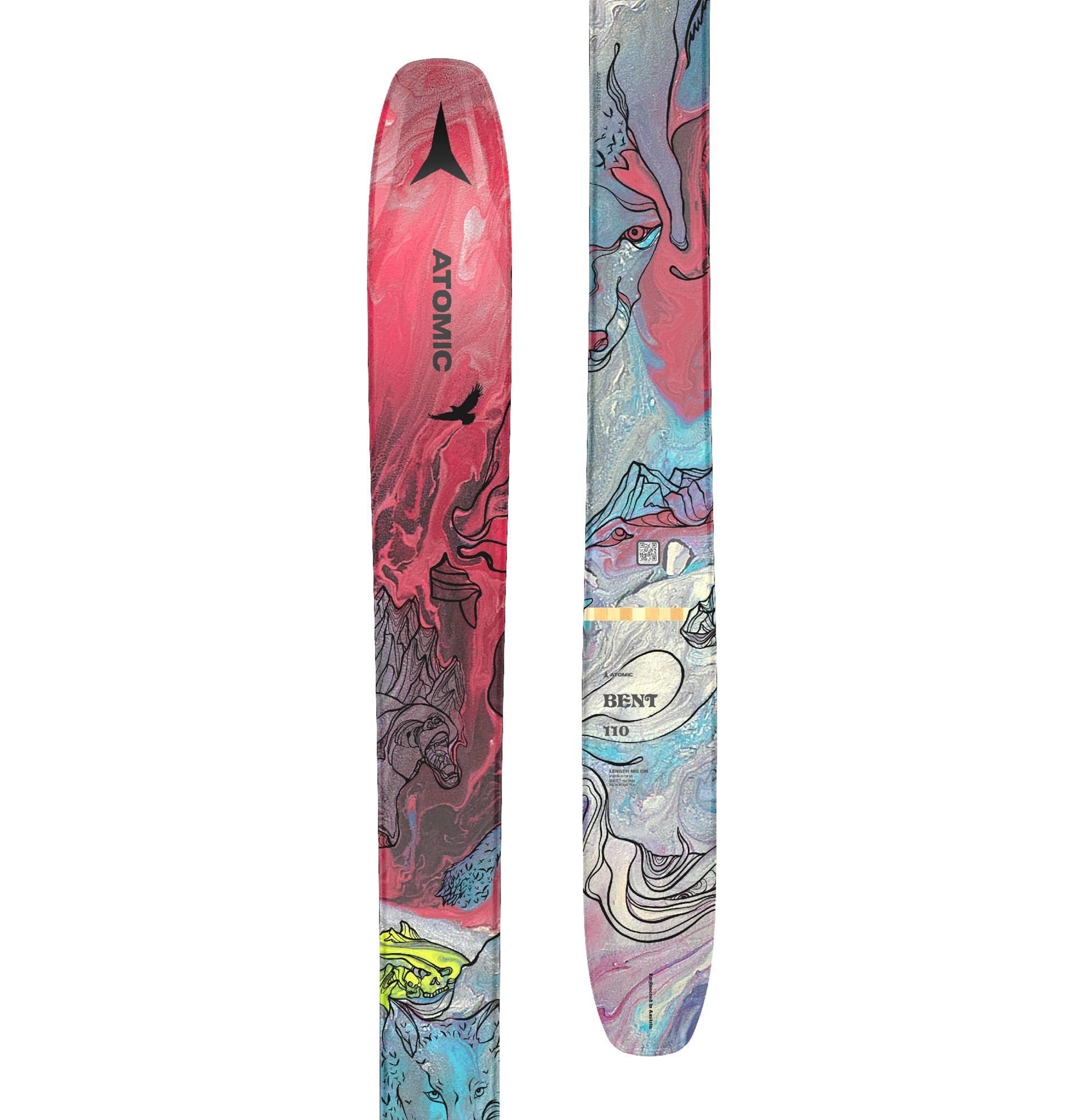 ATOMIC Bent 110 Red/Metallic/Blue | Hemsedal Sport